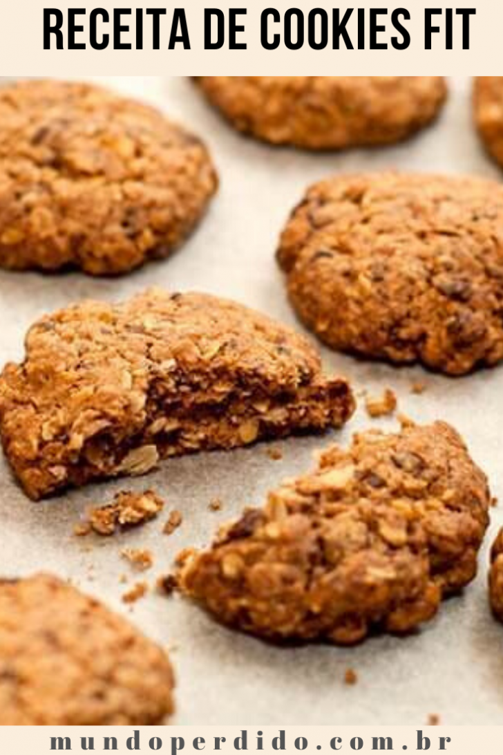 Receita de Cookies Fit