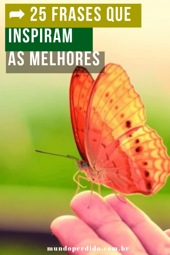 25 Frases Que Inspiram - As Melhores