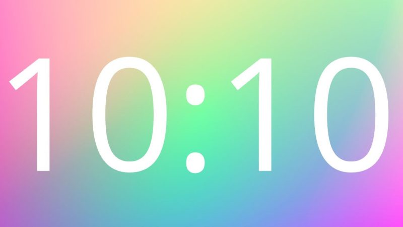 Horas iguais 10h10 – Significado e simbolismo